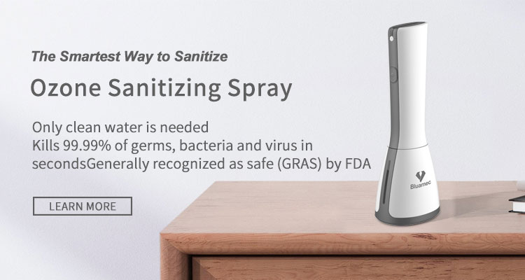 Ozone spray, ozone cleaner Manufacturer & Supplier - Bluamec Technology